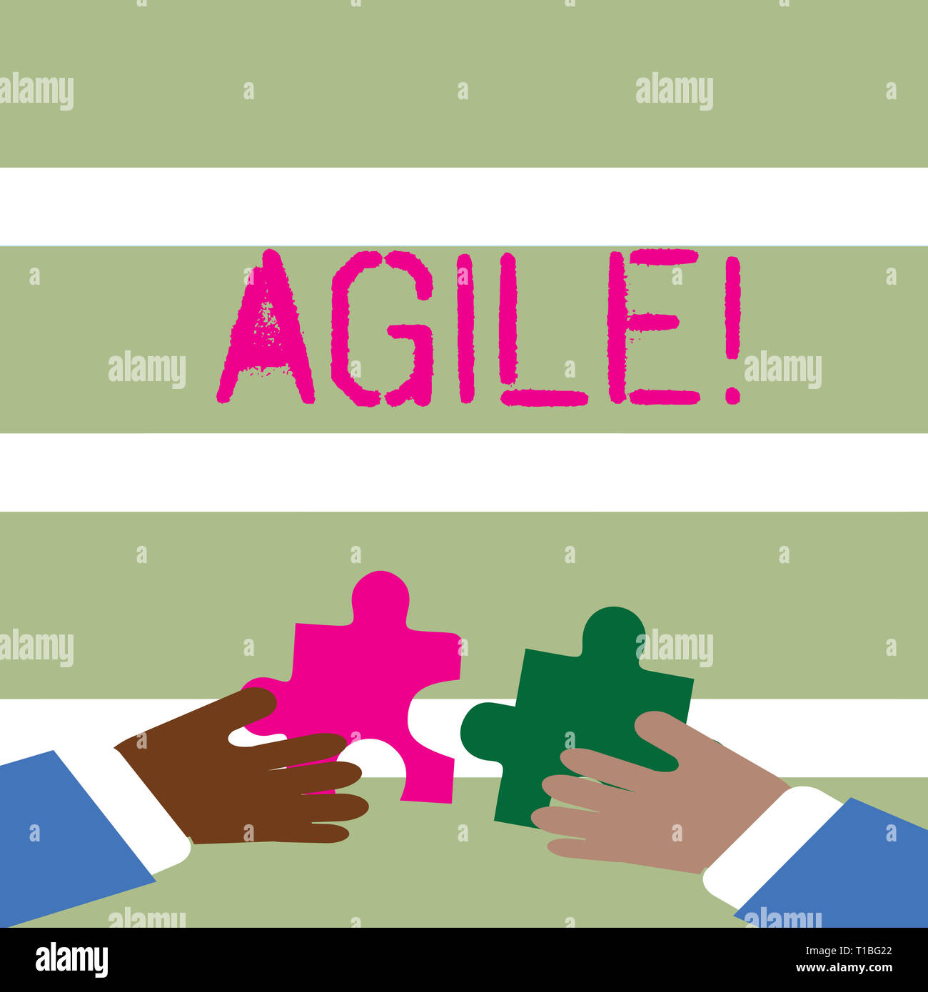 Word writing text Agile. Business photo showcasing Develop an agility ...
