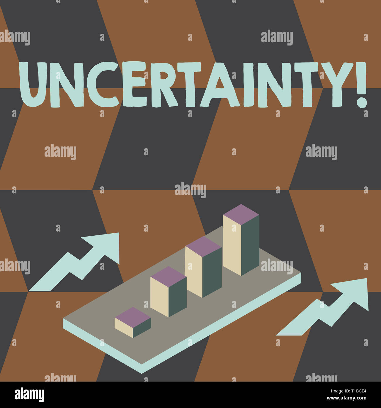 Writing note showing Uncertainty. Business concept for Unpredictability ...