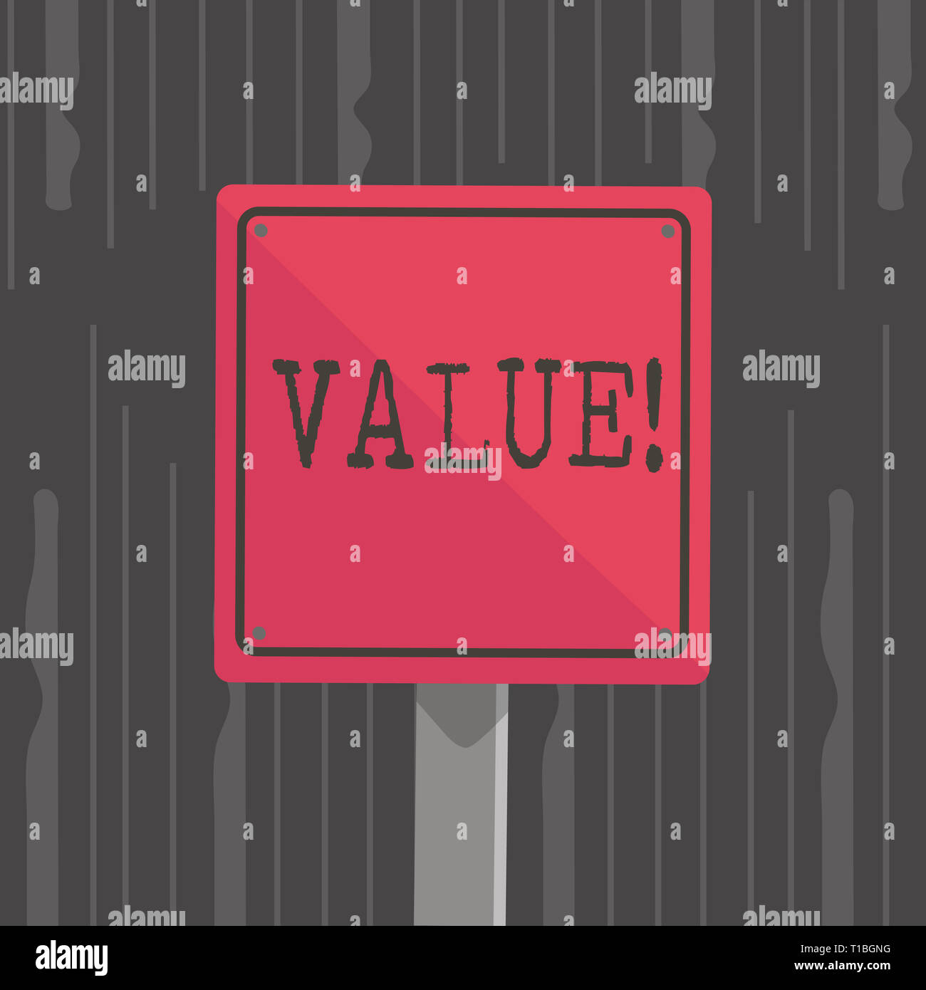 Handwriting text Value. Conceptual photo Something or someone regarded ...