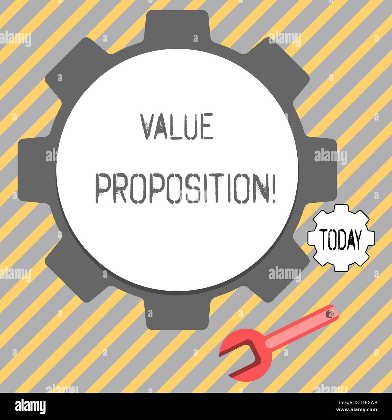 Writing note showing Value Proposition. Business concept for innovation ...