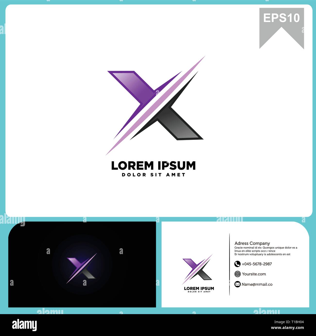 X gear logo Stock Vector Images - Alamy