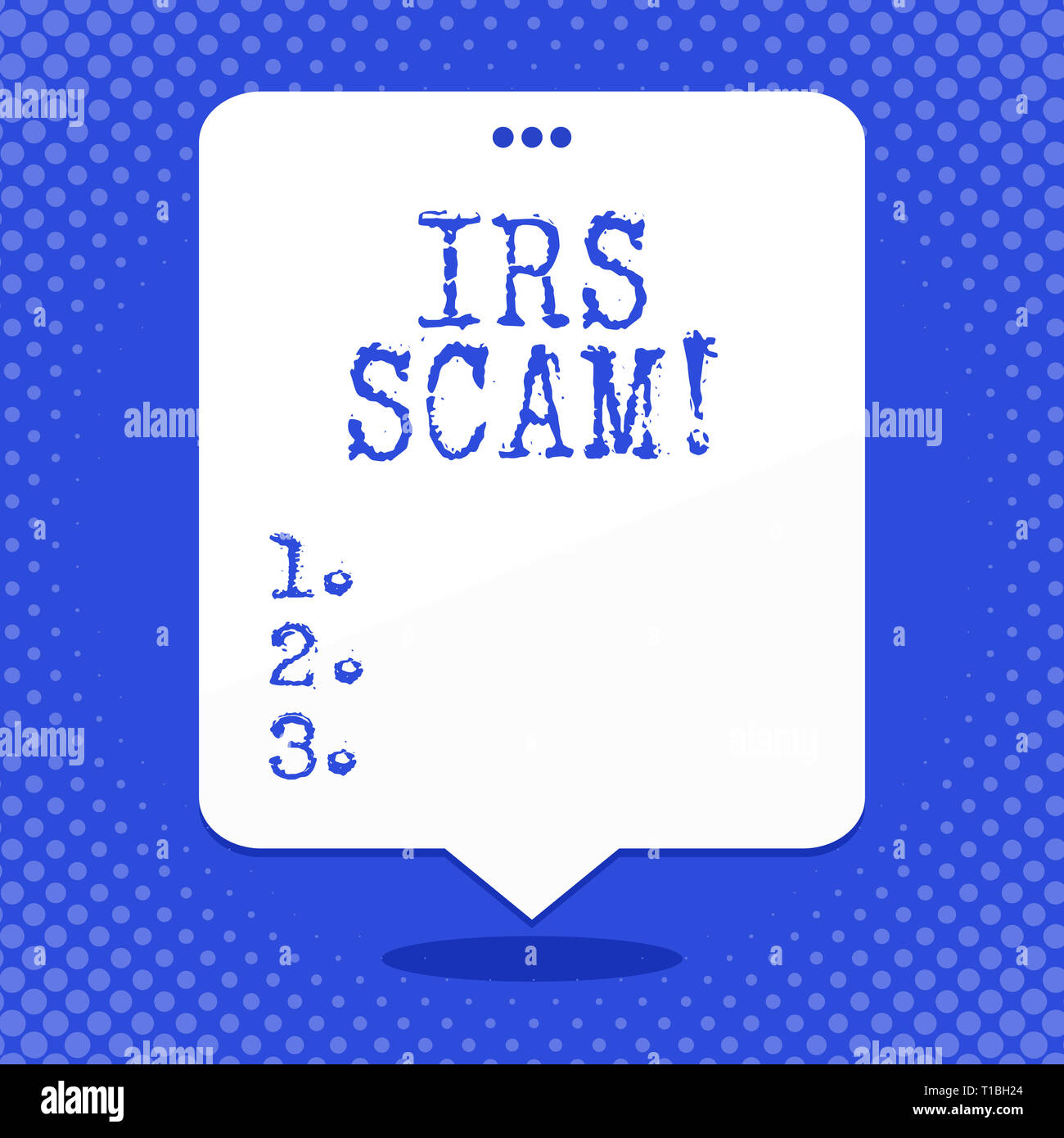 Word writing text Irs Scam. Business photo showcasing involve scammers ...