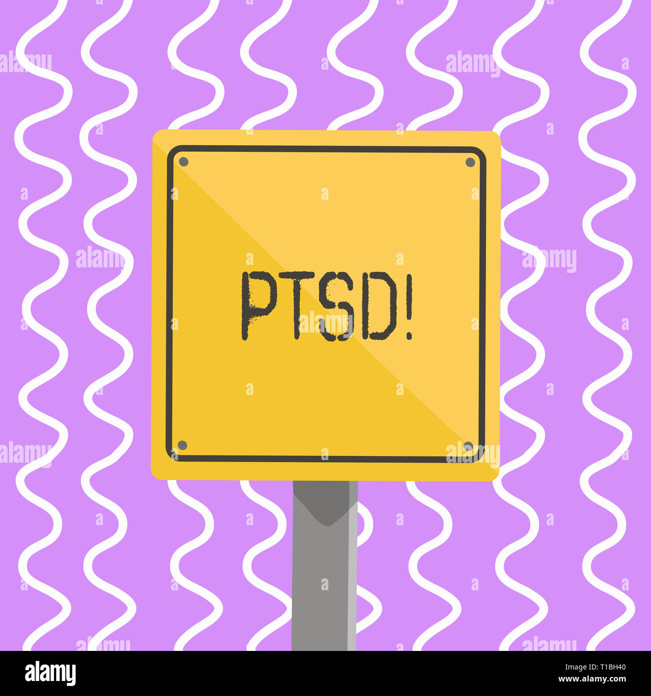 Conceptual hand writing showing Ptsd. Concept meaning Post Traumatic ...