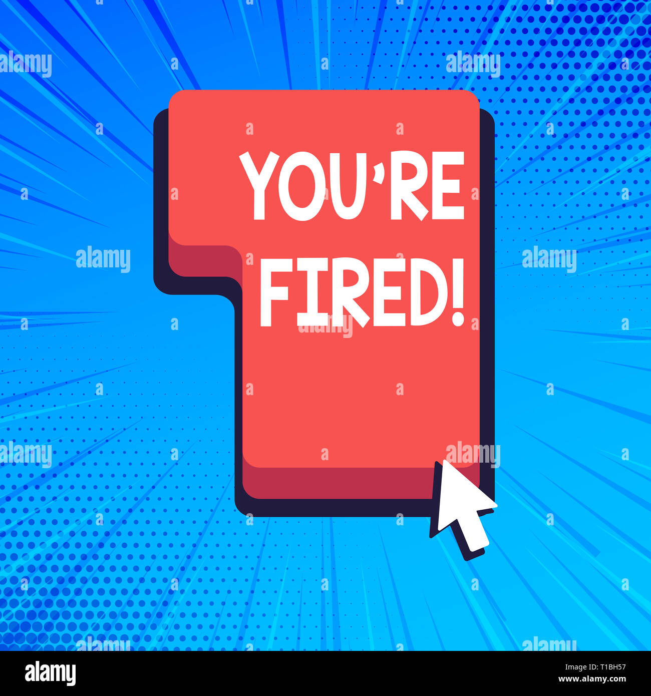 Fired from job note hi-res stock photography and images - Alamy