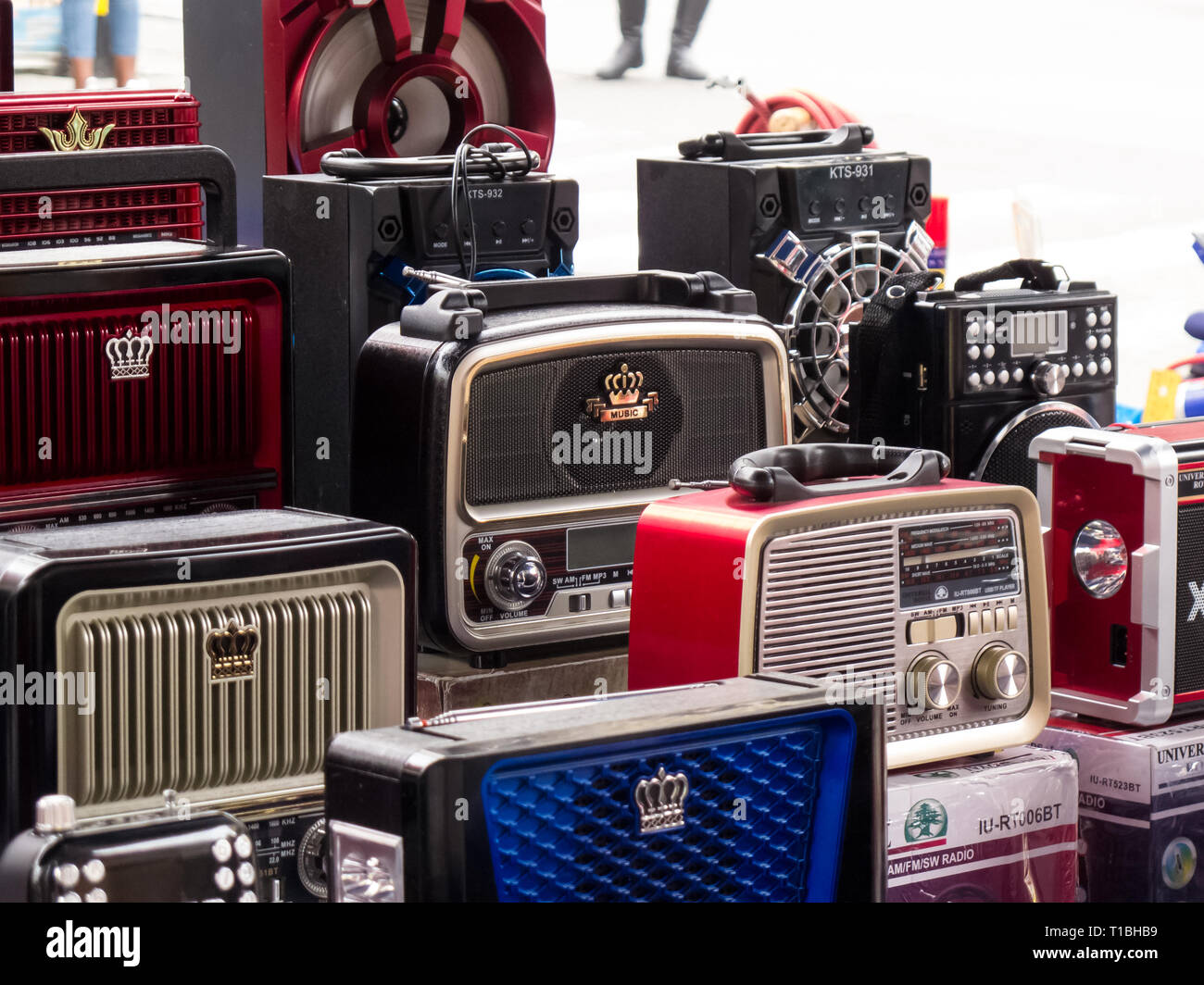 Portable radios hi-res stock photography and images - Alamy