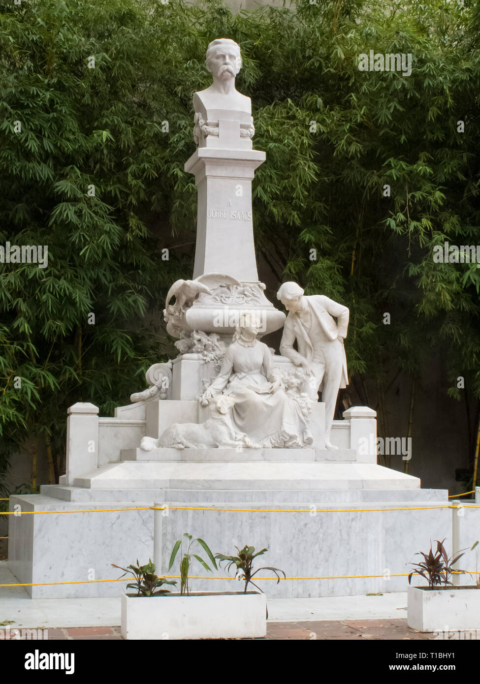 CALI, COLOMBIA - FEBRUARY, 2019: Monument to the famous costumbrist ...