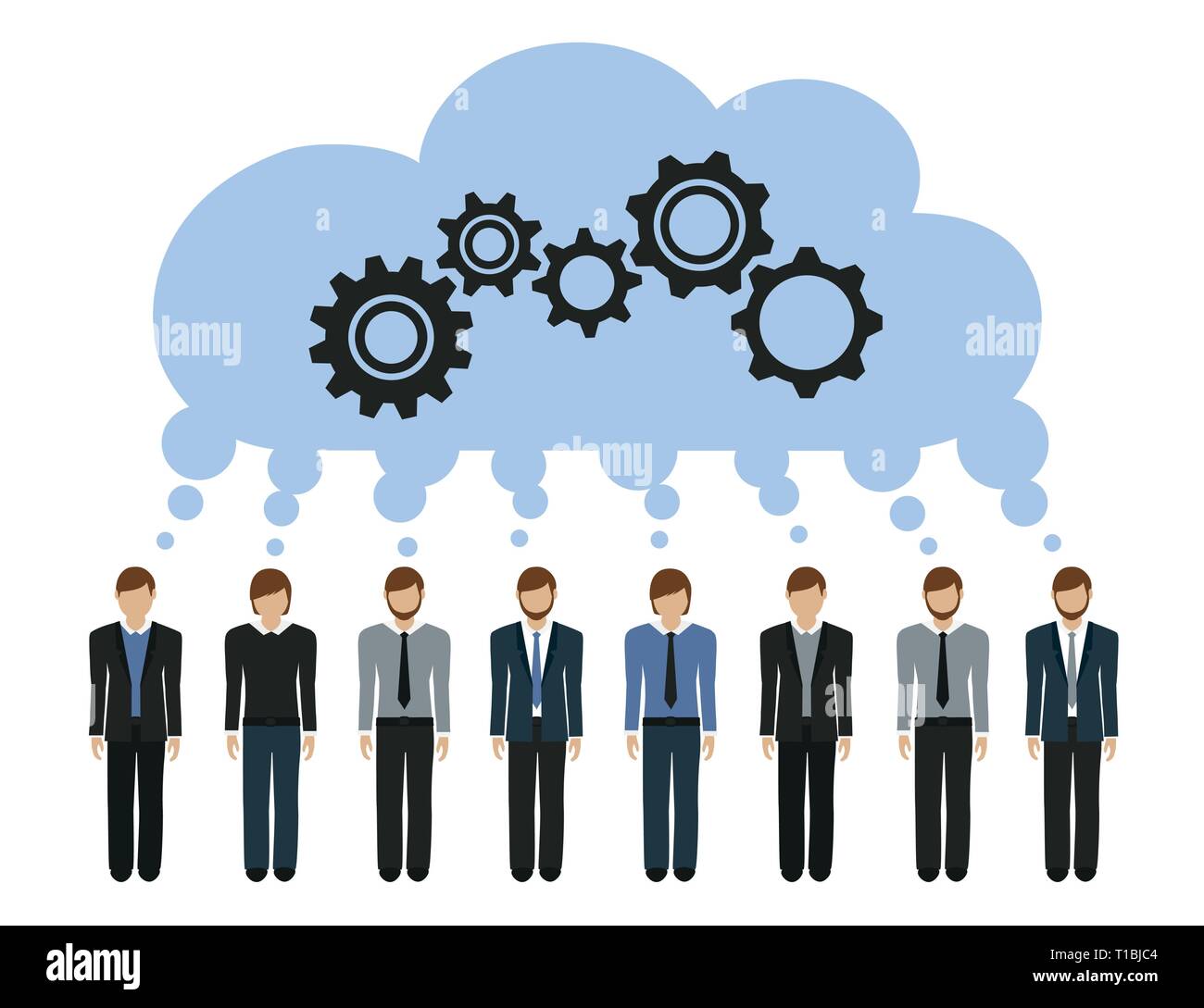 Common team Stock Vector Images - Alamy