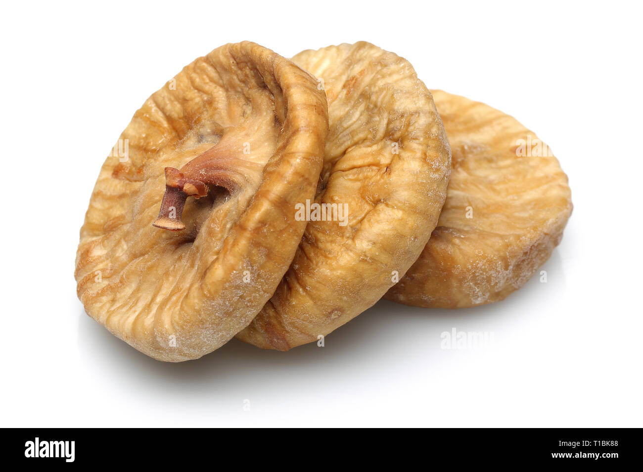 Closeup group dried figs Cut Out Stock Images & Pictures - Alamy