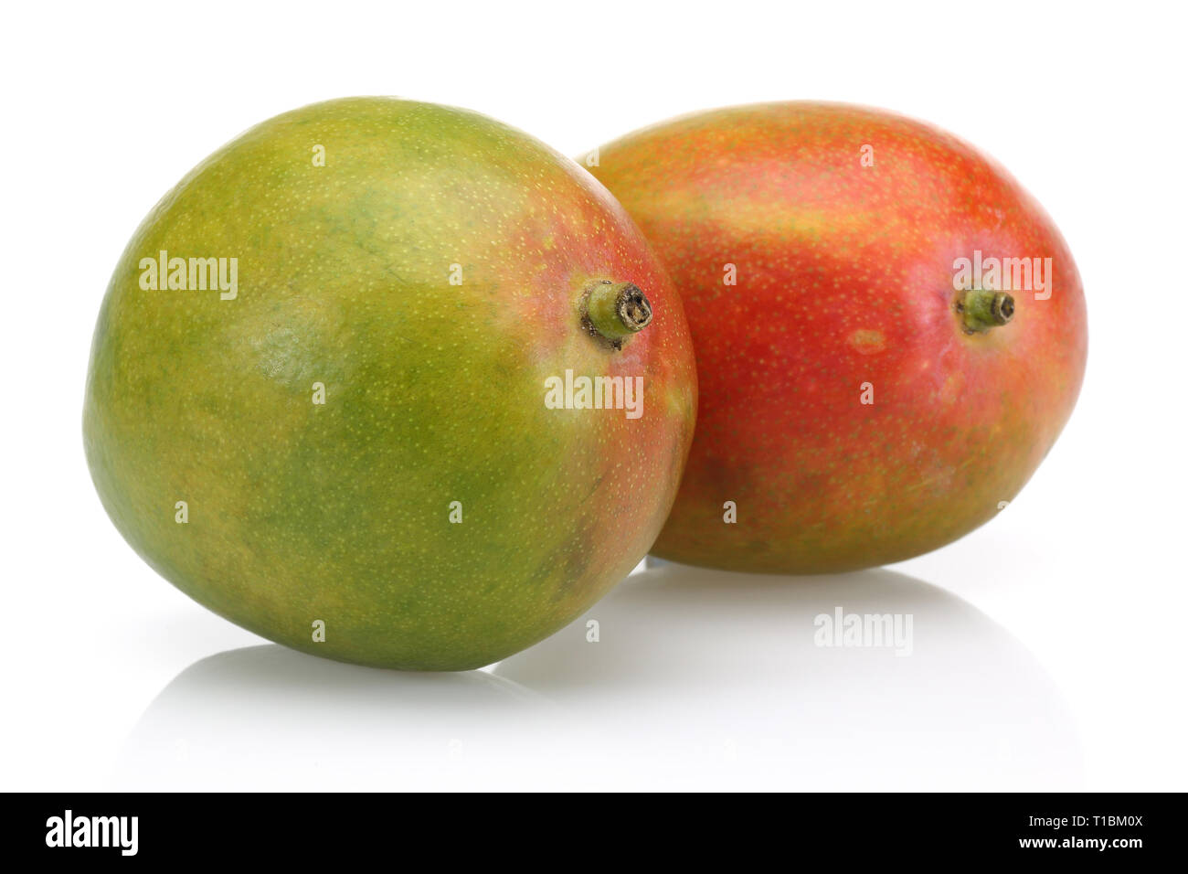 Fresh Mango fruits isolated on white background Stock Photo - Alamy