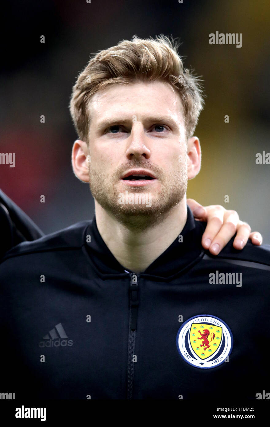 Scotland's Stuart Armstrong during the UEFA Euro 2020 Qualifying, Group ...