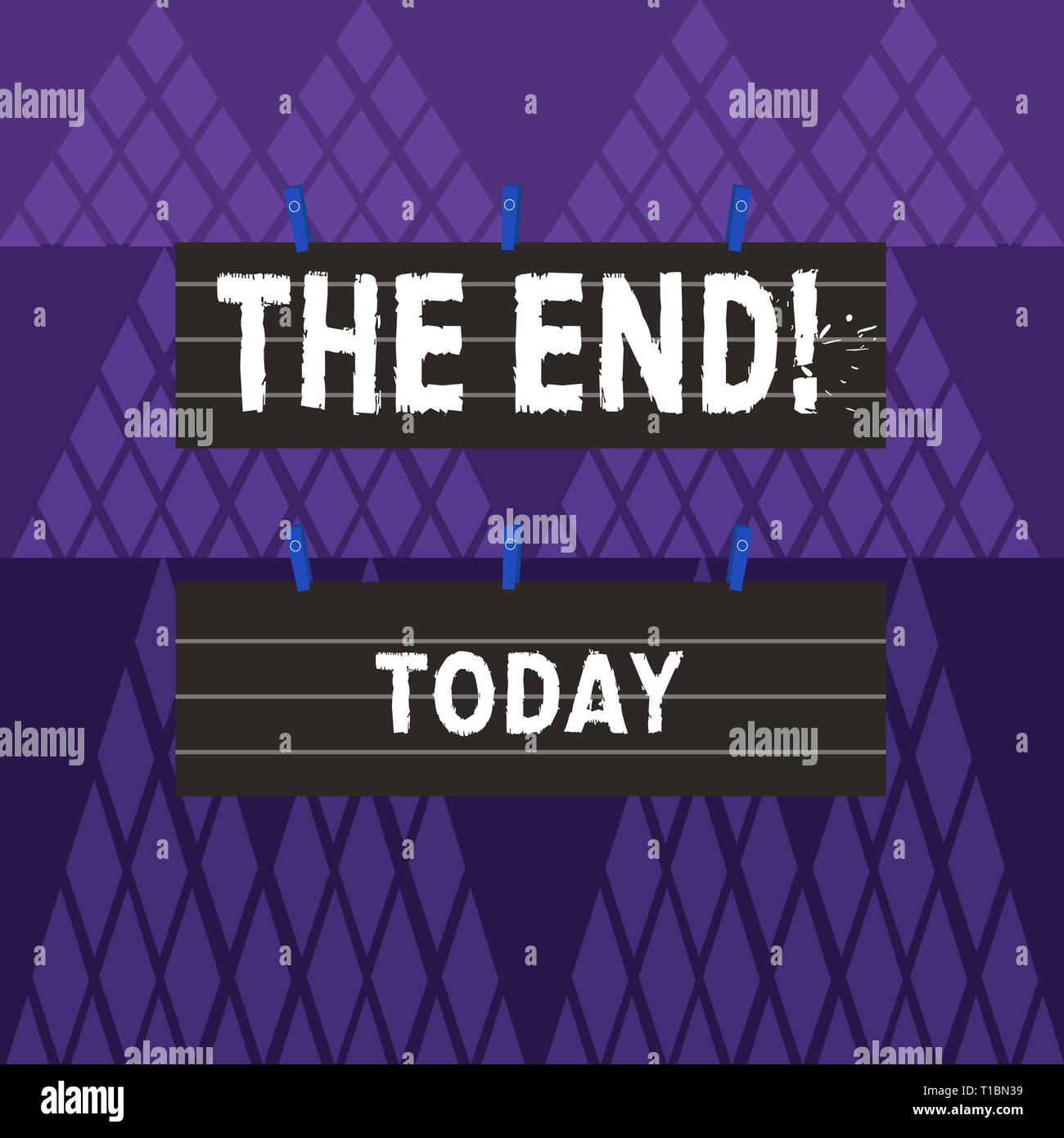 The End Sign Colorful