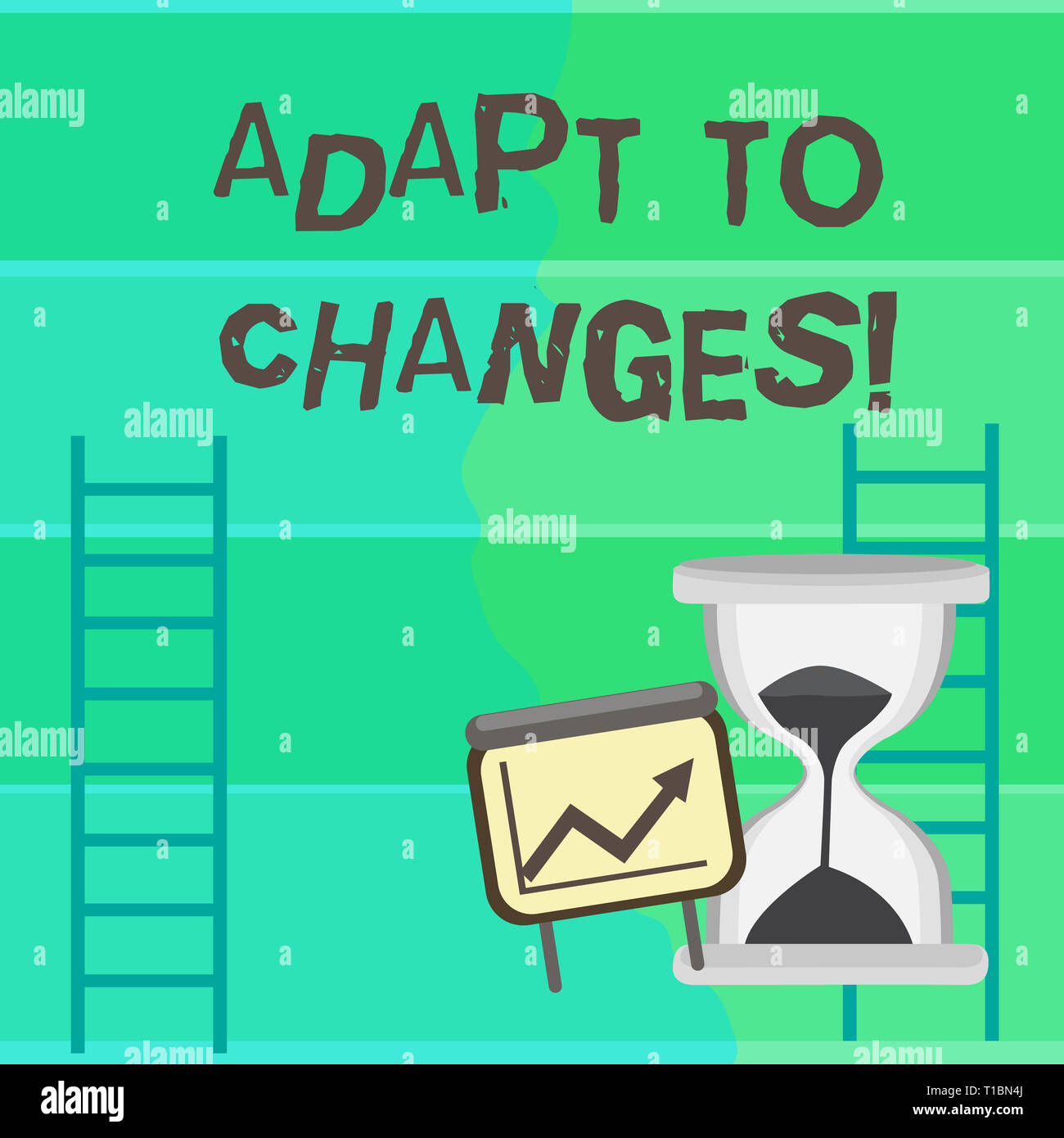 Writing note showing Adapt To Changes. Business concept for Innovative ...
