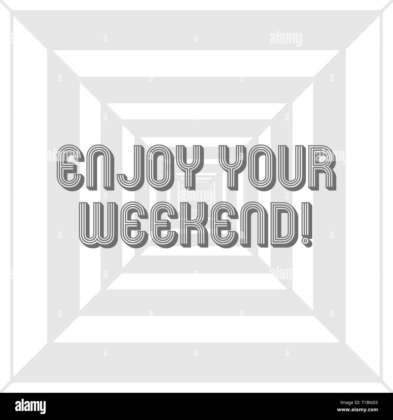 Writing note showing Enjoy Your Weekend. Business concept for wishing ...