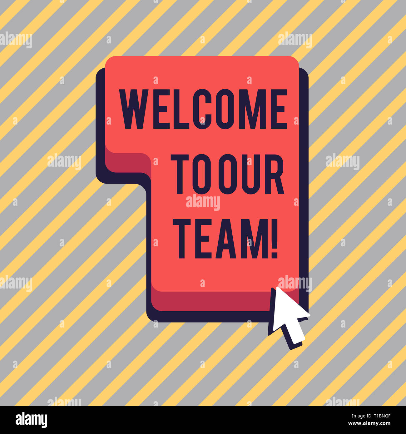 Welcome To Our Team Sign