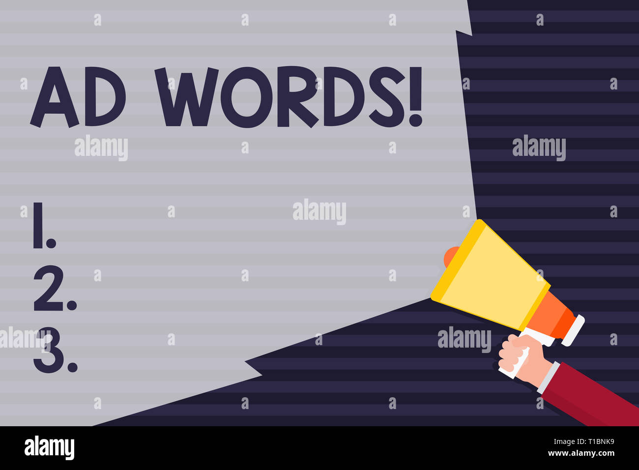 Handwriting text Ad Words. Conceptual photo Advertising a business over ...