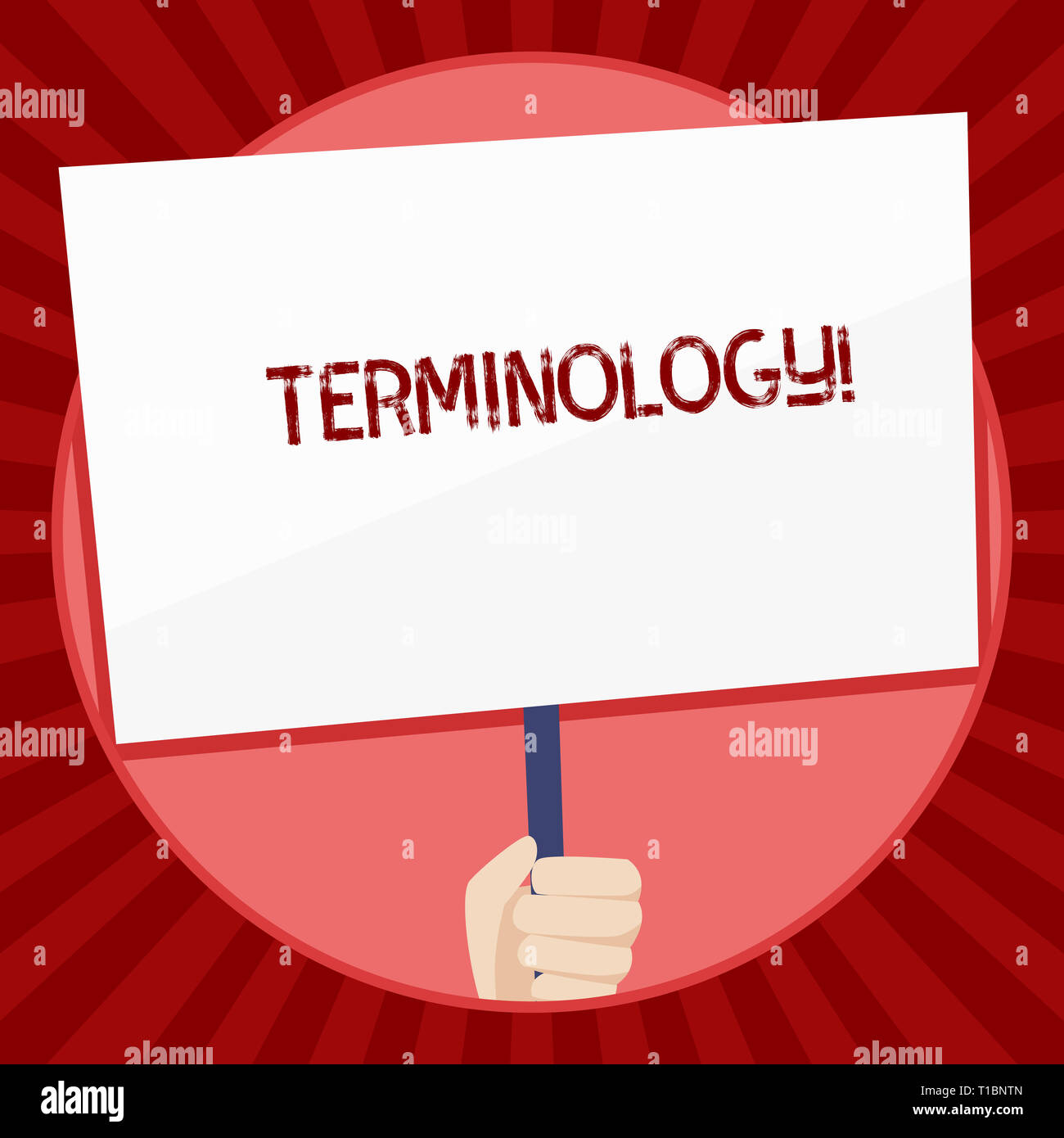 Handwriting text Terminology. Conceptual photo Collection of terms used ...