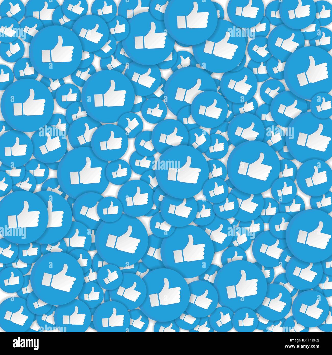 Likes vector vectors hi-res stock photography and images - Alamy