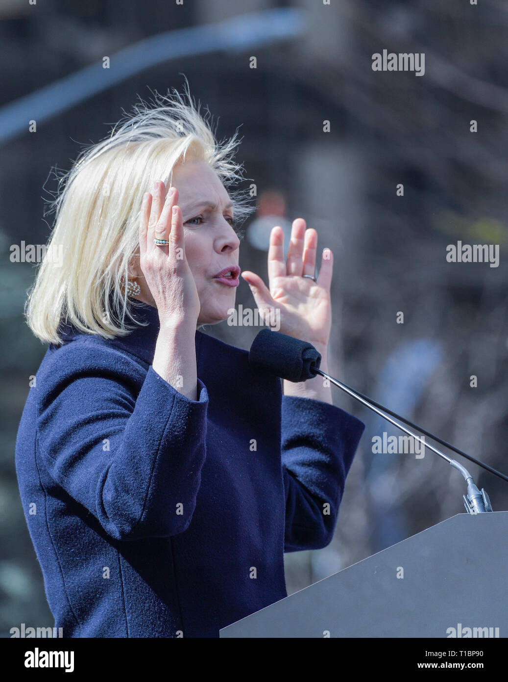 New York, United States. 24th Mar, 2019. Democratic presidential ...