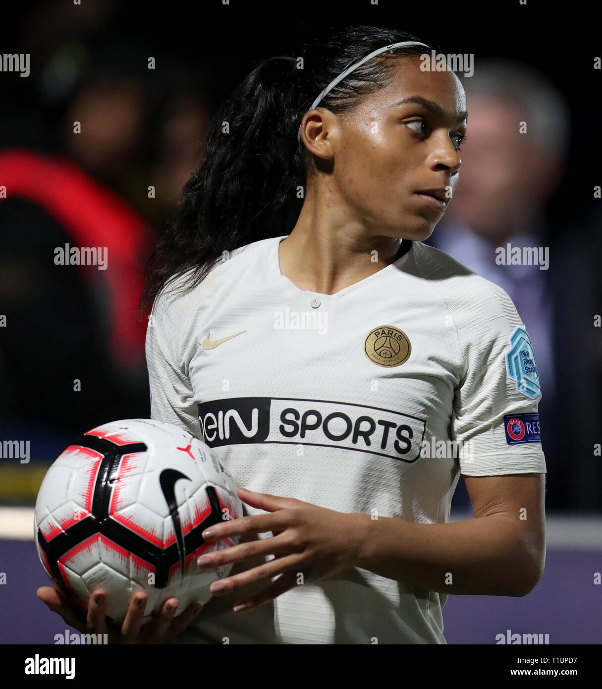 Paris Saint-Germain Women's Perle Morroni during the UEFA Women's ...