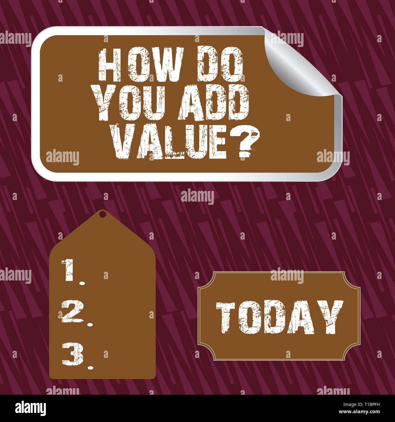 Text sign showing How Do You Add Value Question. Business photo text ...