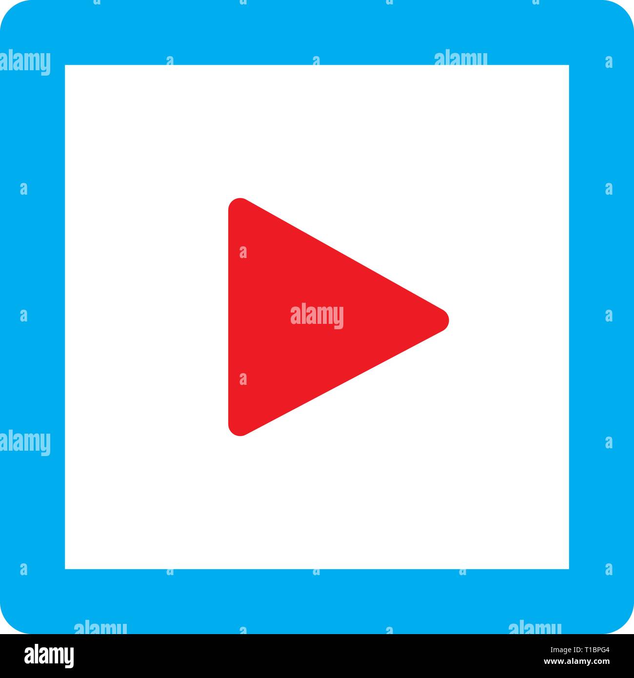 play button icon Stock Vector Image & Art - Alamy