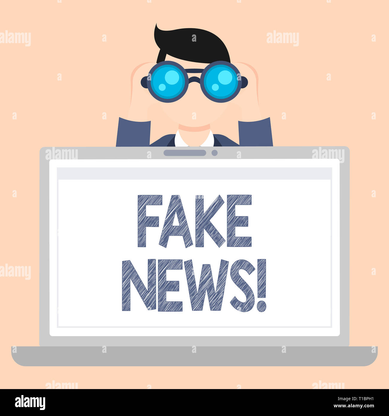 Writing note showing Fake News. Business concept for false stories that ...