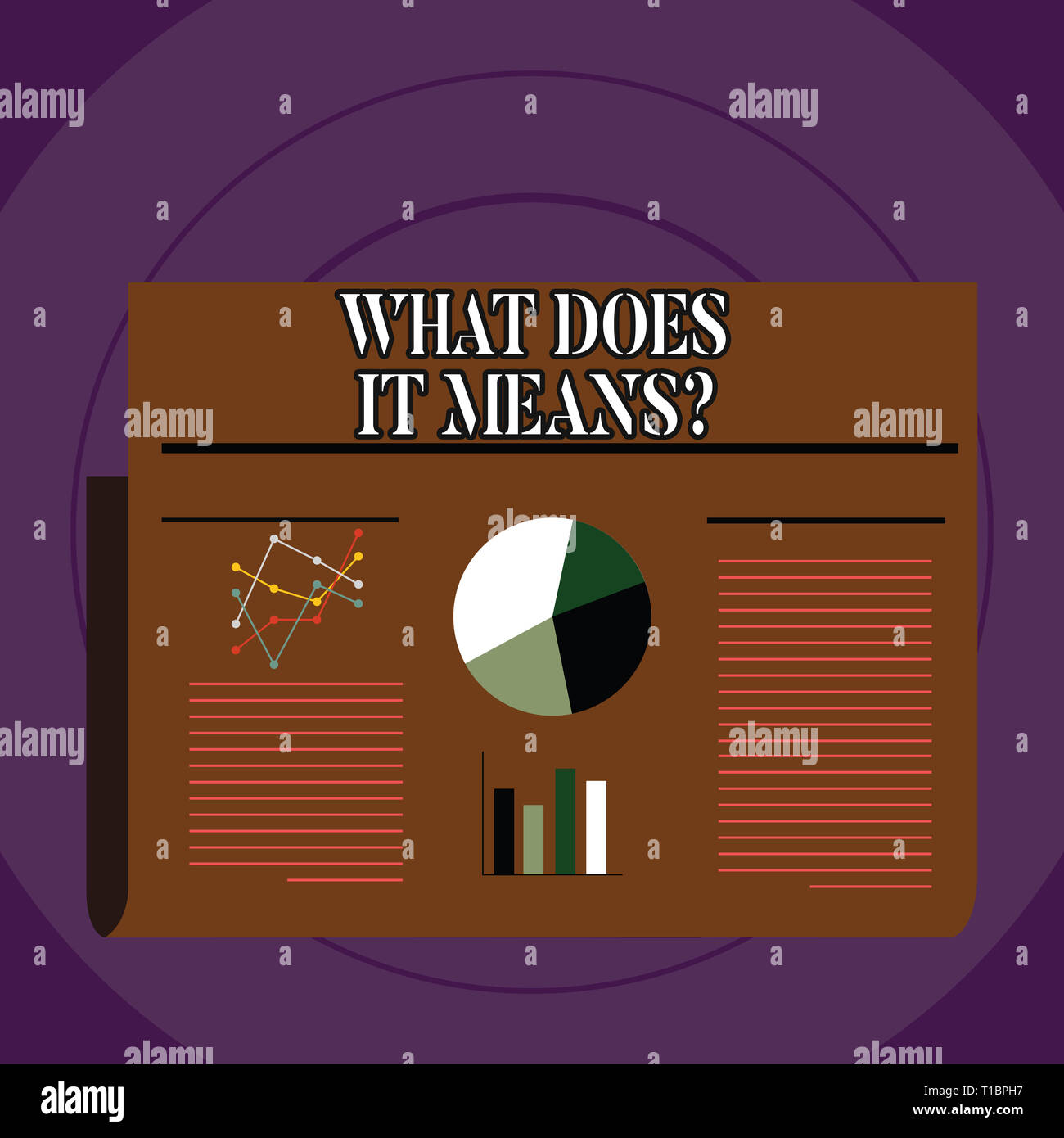 Conceptual hand writing showing What Does It Means Question. Concept ...
