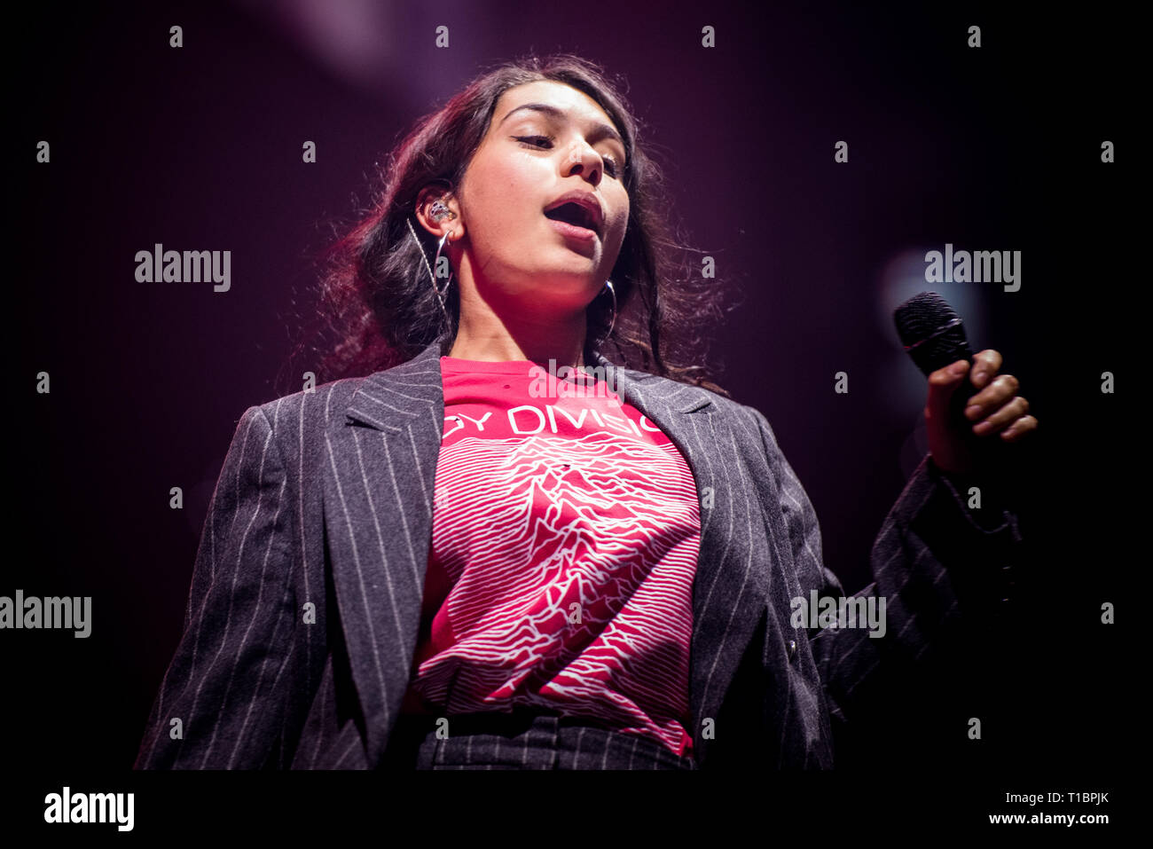 Torino, Italy. 24th Mar, 2019. The Canadian singer and songwriter ...