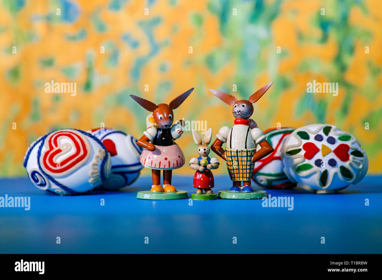 easter bunny family Stock Photo - Alamy