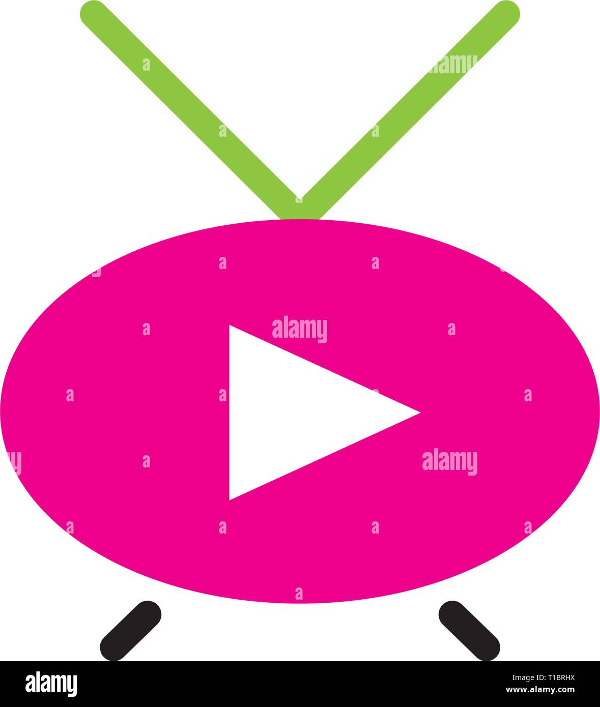 television icon template Stock Vector Image & Art - Alamy