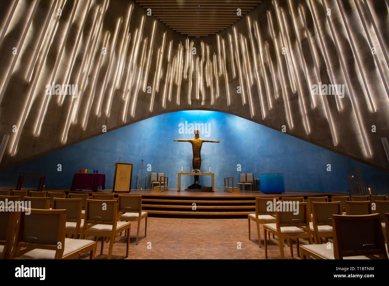 Lutheran church interior hi-res stock photography and images - Alamy