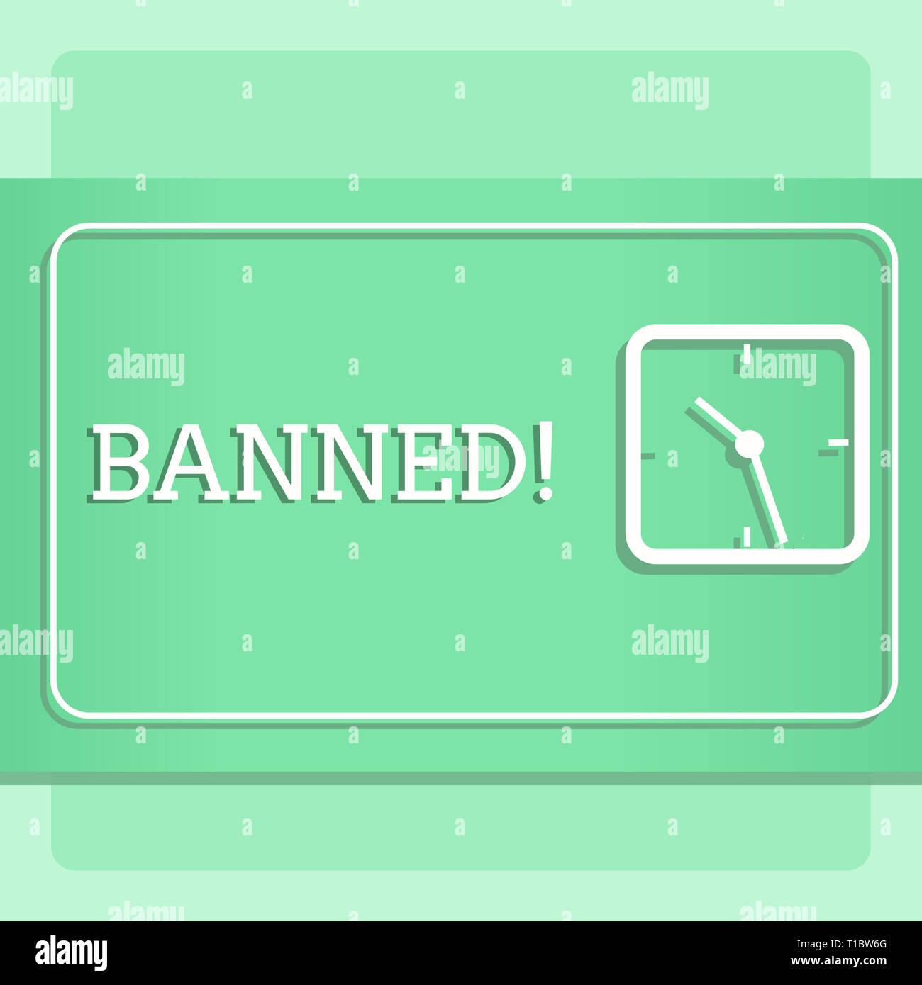 Writing note showing Banned. Business concept for Ban steroids, No ...