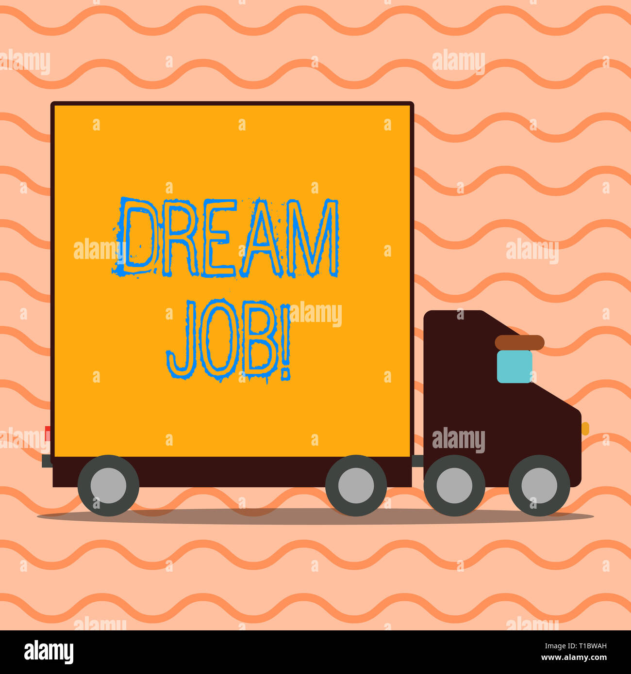 Handwriting text writing Dream Job. Conceptual photo involves having ...