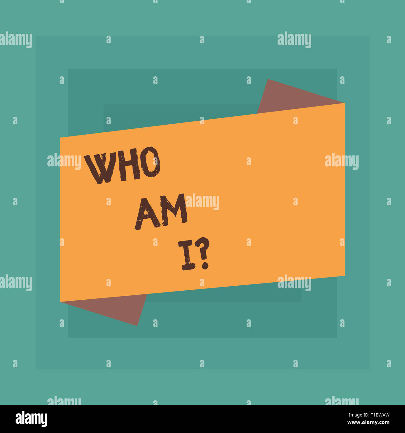 Conceptual hand writing showing Who Am Iquestion. Concept meaning ...