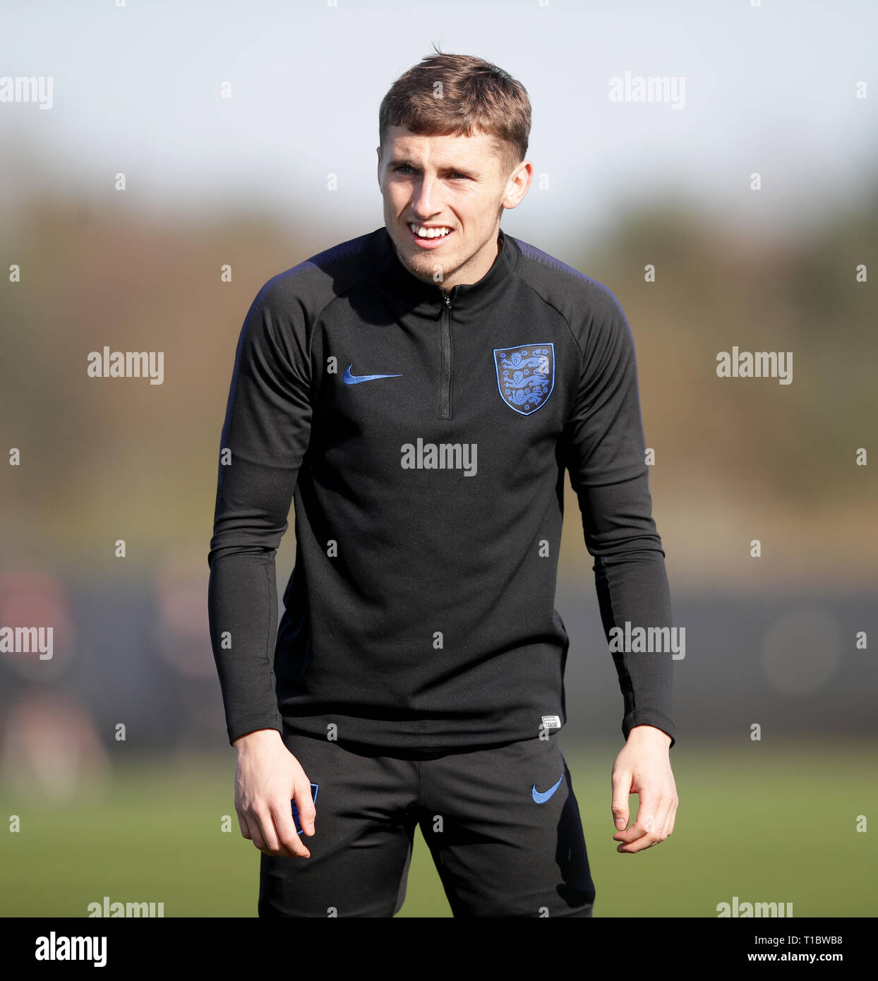 England's Jonjoe Kenny during the training session at AFC Bournemouth ...