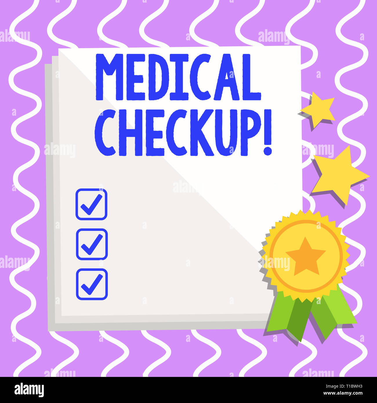Conceptual hand writing showing Medical Checkup. Concept meaning ...