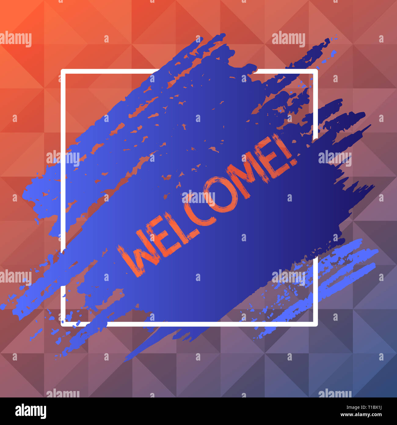 Handwriting text Welcome. Conceptual photo Warm salutation ...