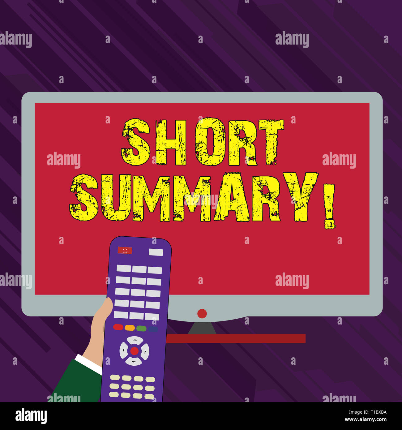 Conceptual hand writing showing Short Summary. Concept meaning Brief ...