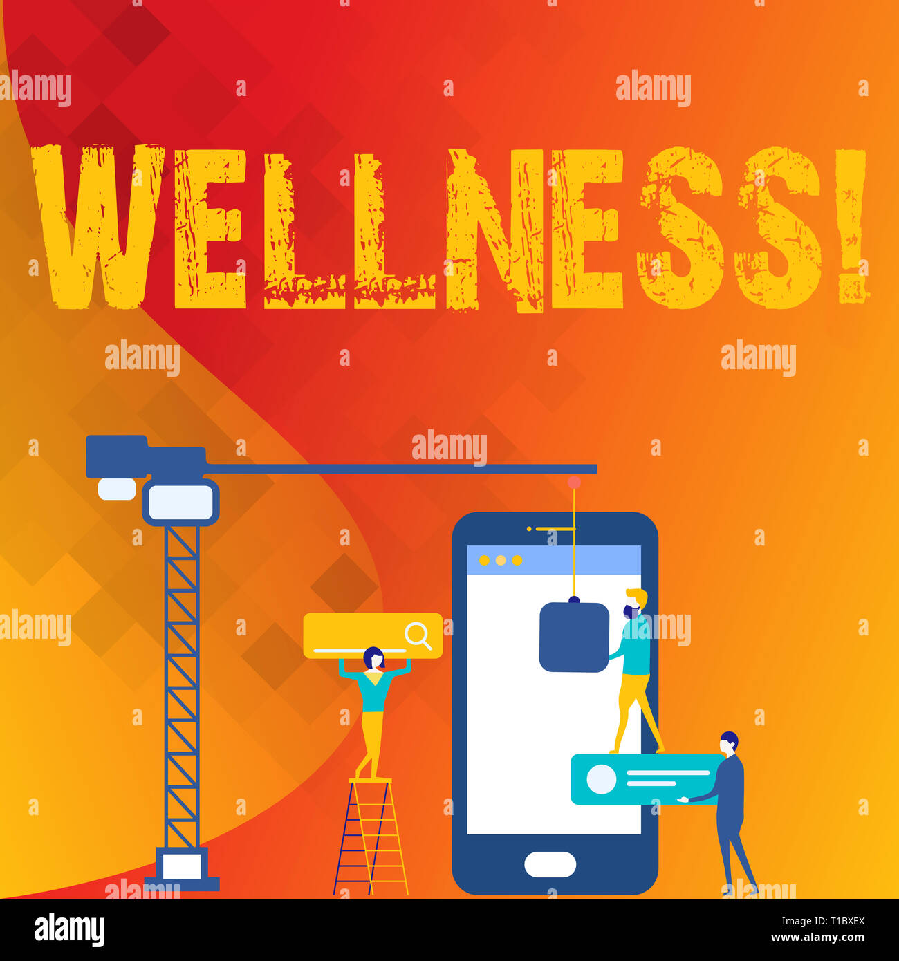 Word writing text Wellness. Business photo showcasing Making healthy ...