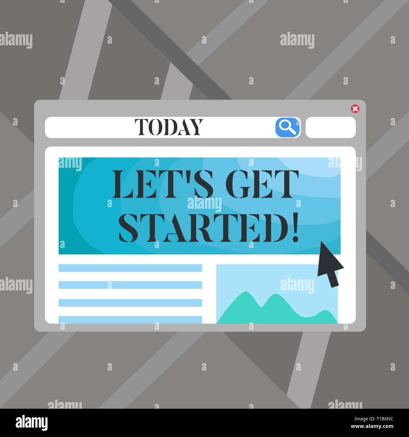 Word writing text Let S Get Started. Business photo showcasing ...