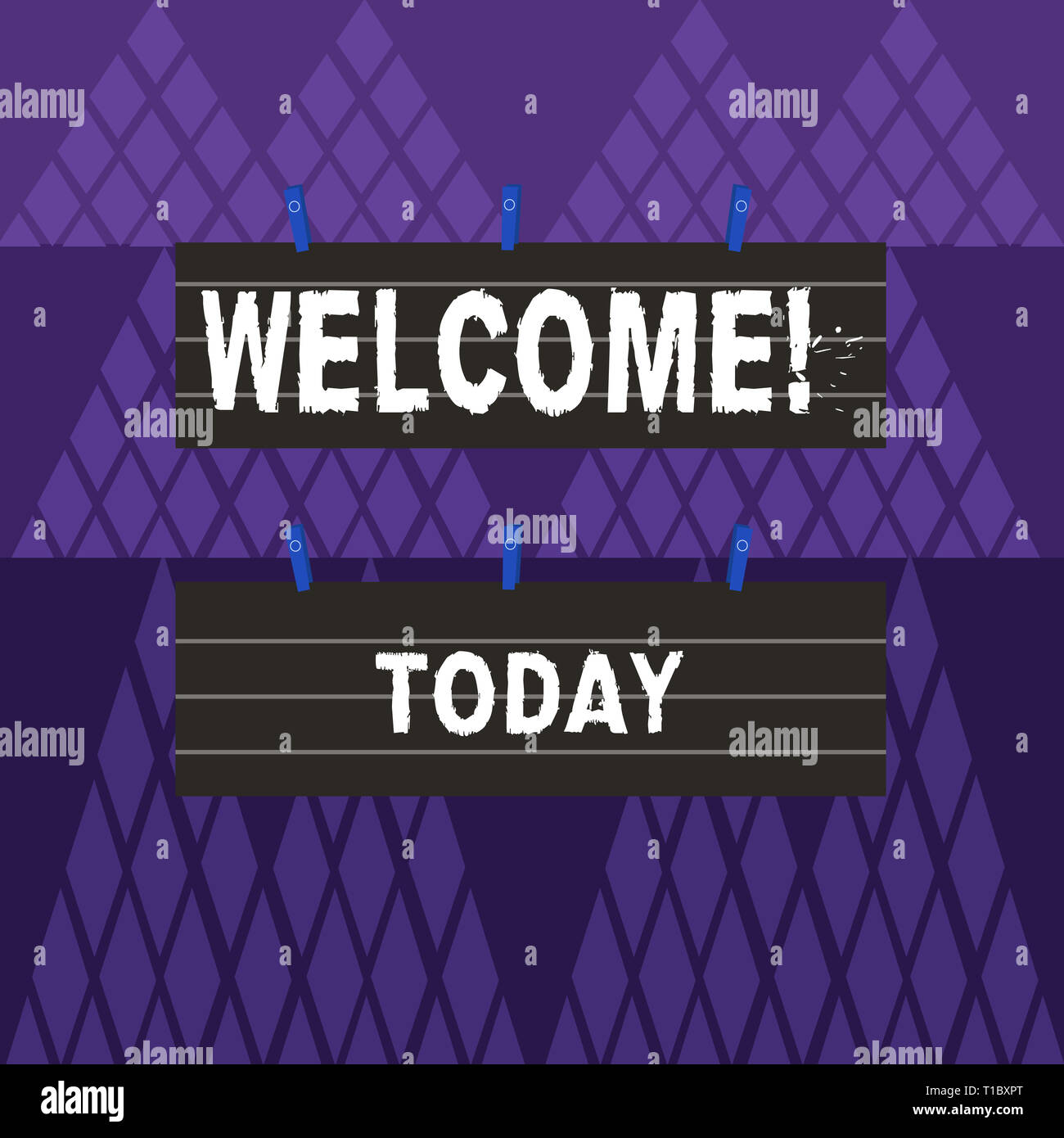 Text sign showing Welcome. Business photo showcasing Warm salutation ...
