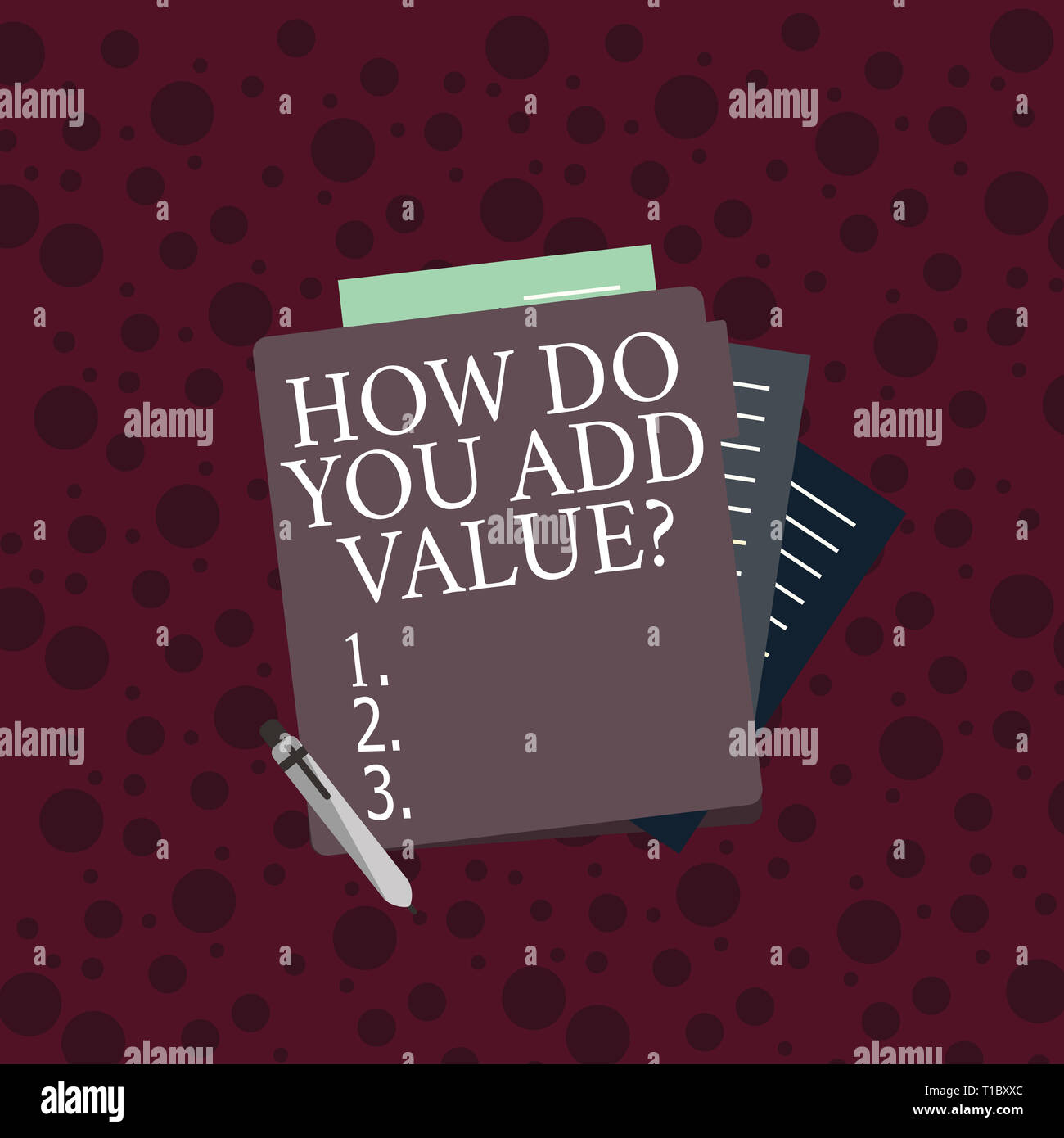 Conceptual hand writing showing How Do You Add Value Question. Concept ...