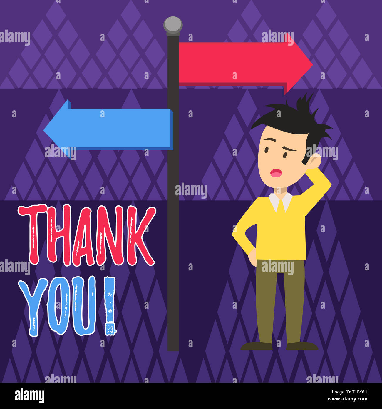 Handwriting text writing Thank You. Conceptual photo polite expression ...