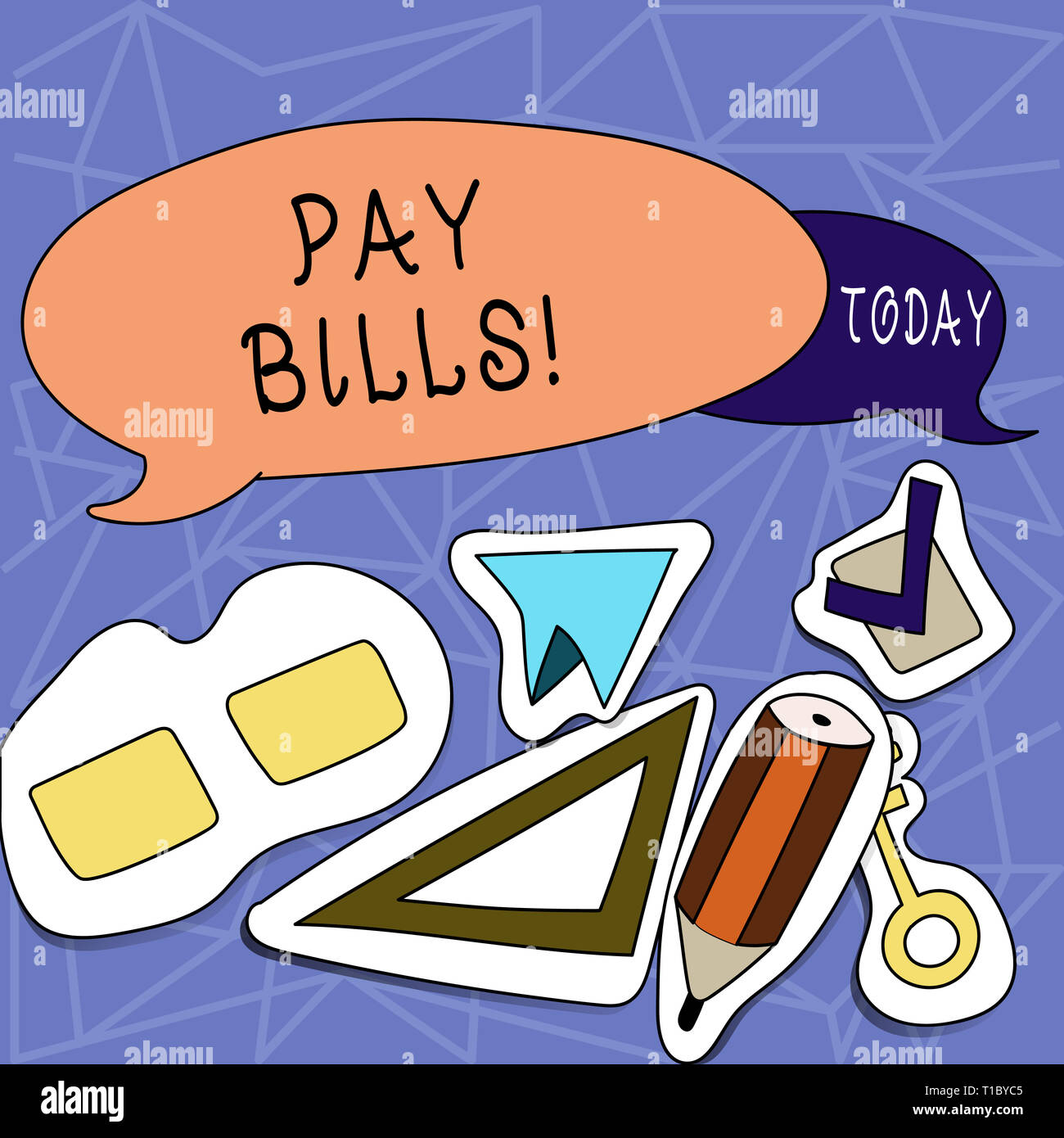 Text sign showing Pay Bills. Business photo showcasing list of expenses ...