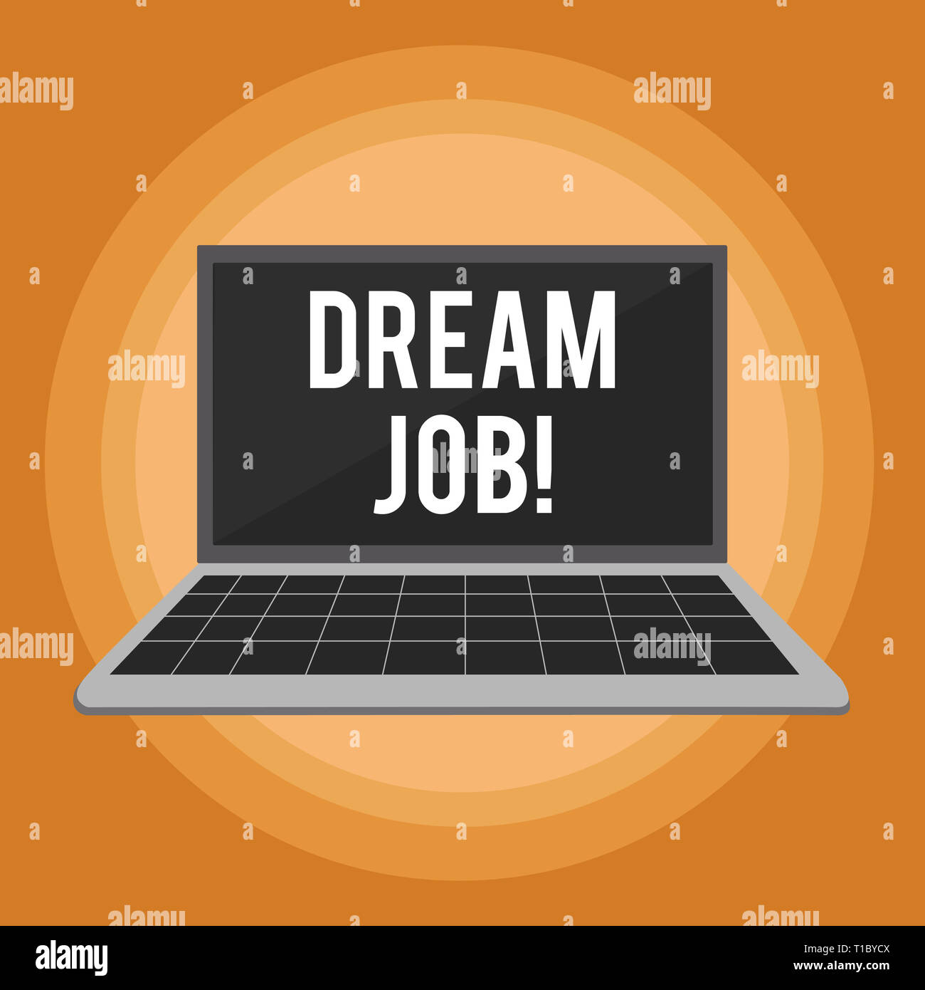 Writing note showing Dream Job. Business concept for involves having ...
