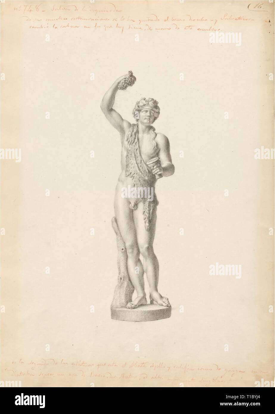 Bacchus drawing hi-res stock photography and images - Alamy