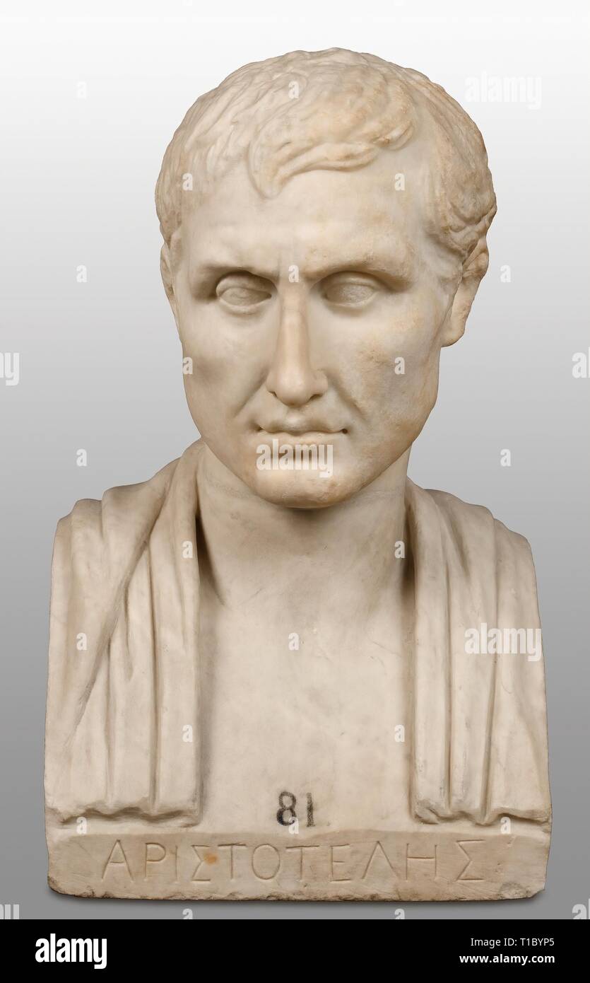 Anonymous / 'Portrait of the comic poet Menander'. First half of the I ...