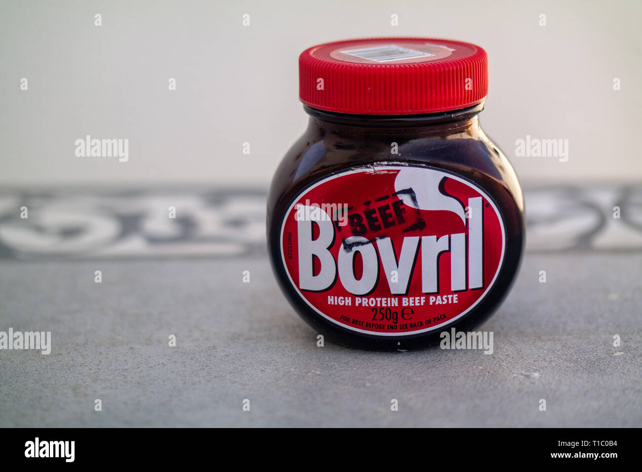 Jar of Bovril Stock Photo - Alamy