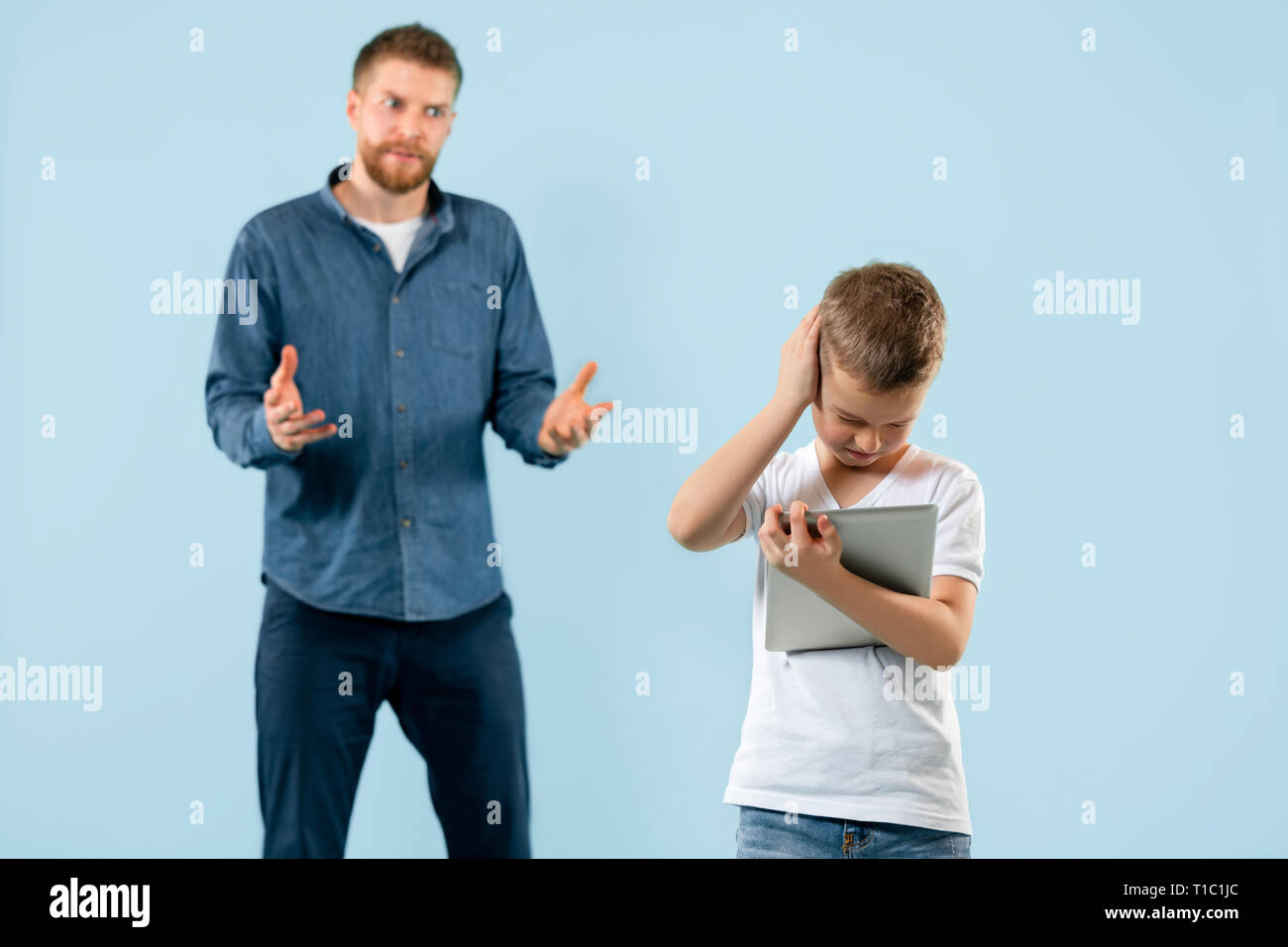 Father Scolding Son High Resolution Stock Photography and Images - Alamy