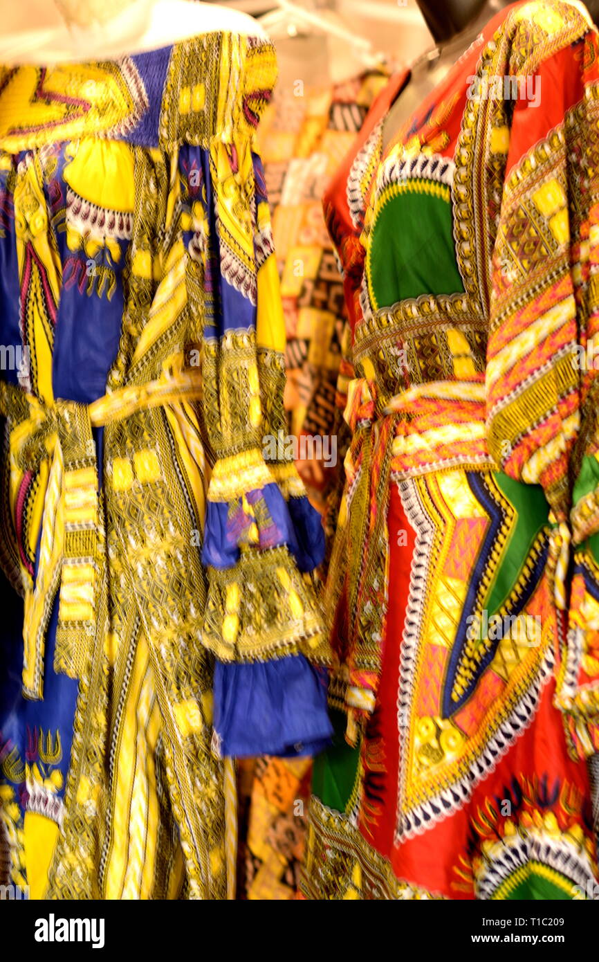 Multi-Colored Women's Dresses for Sale Stock Photo - Alamy